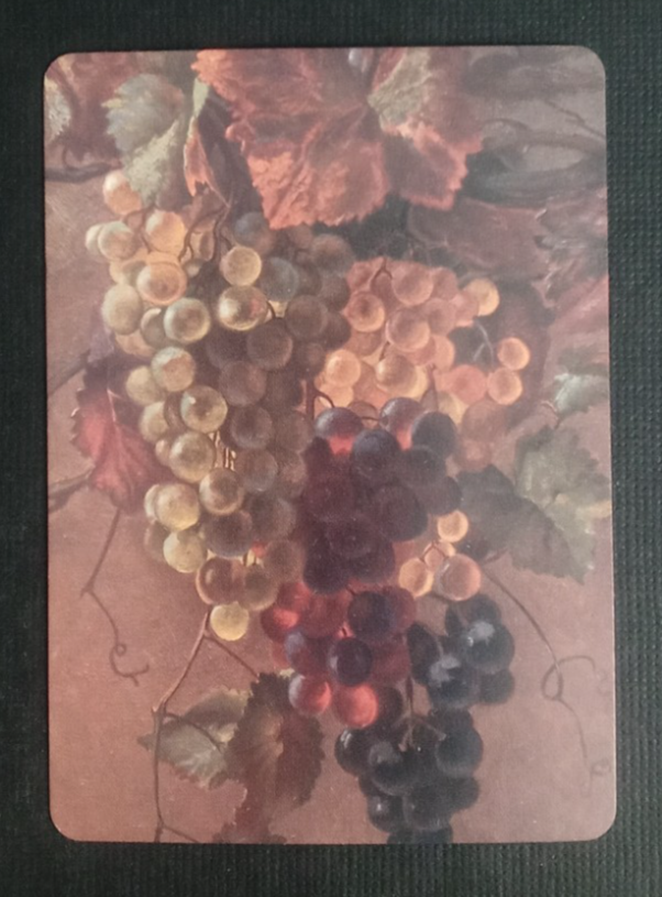 Masterpiece Playing Card Botanical Grapes (B) Joker (A) | eBay