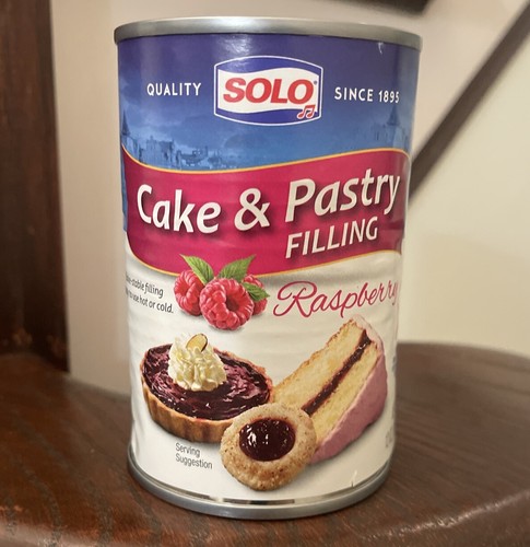 Lot Of 10 Solo Raspberry Cake & Pastry Filling 12 oz ea, BB 05/25 NEW ...