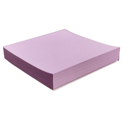 Sticky Notes Pastel Purple Lilac 100 Recycled Adhesive Sheets 76mm x ...