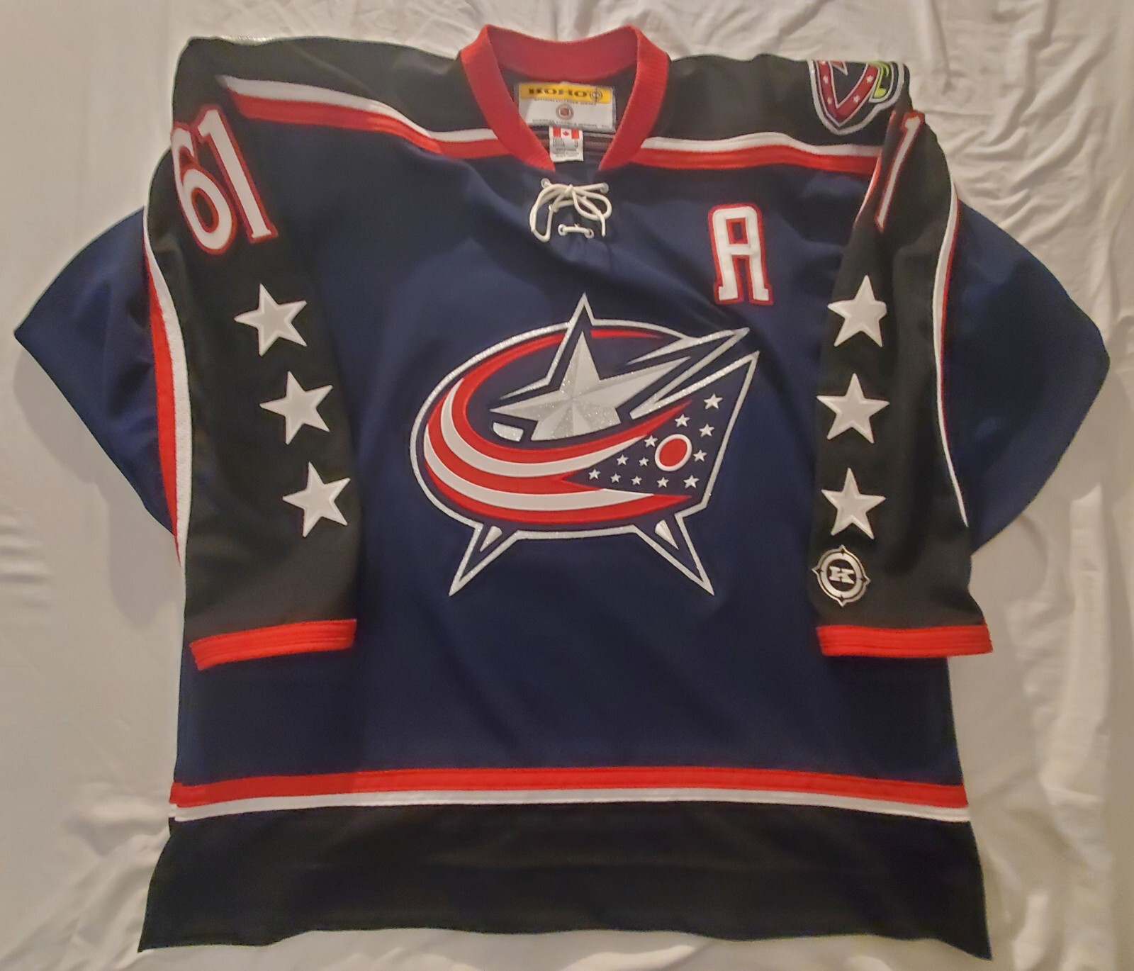 Rick Nash Columbus Blue Jackets Alternate Koho Replica Jersey Size XL ...