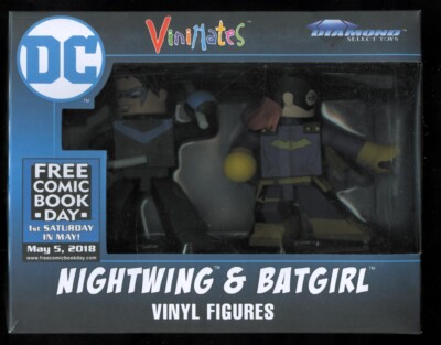 FCBD 2018 Nightwing and Batgirl 2-pack Vinimates Vinyl Figures Diamond ...