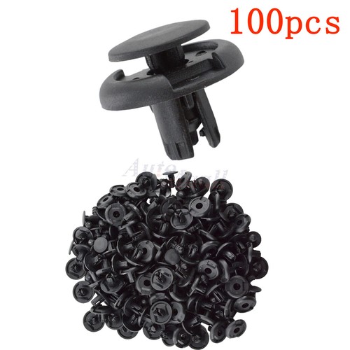100x Fender Bumper Clips For 7mm Hole Mitsubishi Outlander Montero ...