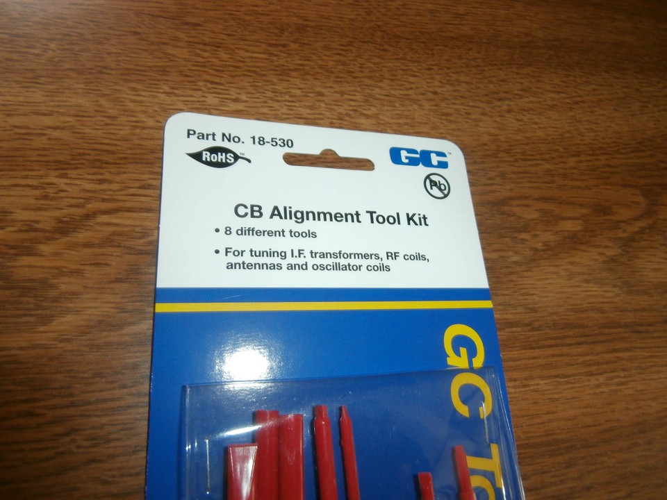 GC Electronics 18-530 CB TV Radio Alignment 8 Pc Tool Kit Assortment ...