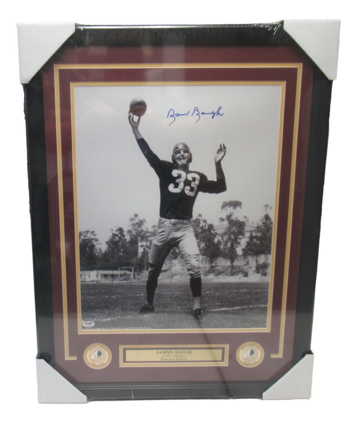 Sammy Baugh Signed Autographed 16x20 Photo Framed Redskins PSA/DNA ...