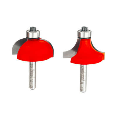 NEW FREUD 33-106 CARBIDE DROP LEAF TABLE ROUTER BIT SET COVE & ROUNDING ...