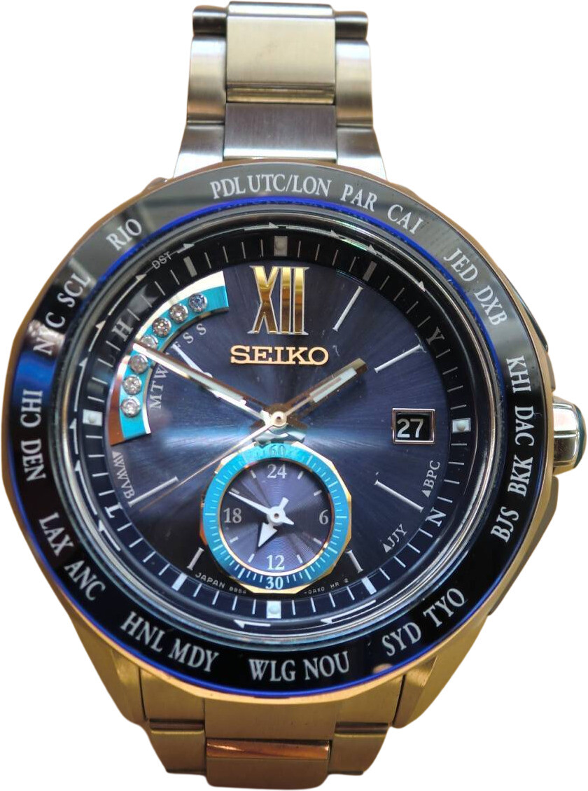 Seiko Brightz Blue Men's Watch - SAGA155 for sale online | eBay
