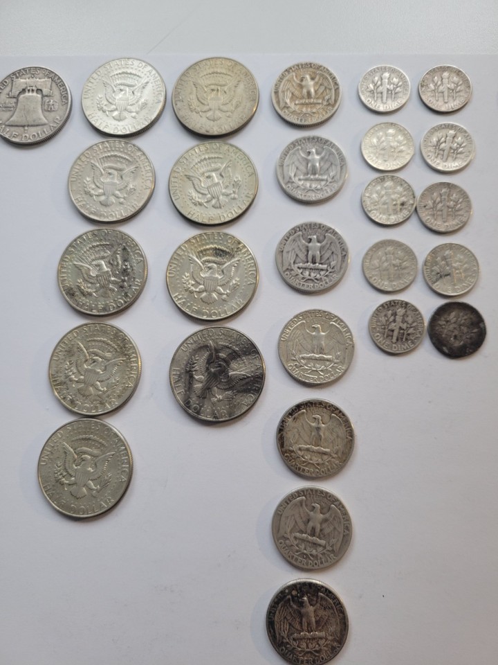 US & Canadian Silver Coin Junk Silver Lot - Mostly 90% - FREE SHIPPING ...