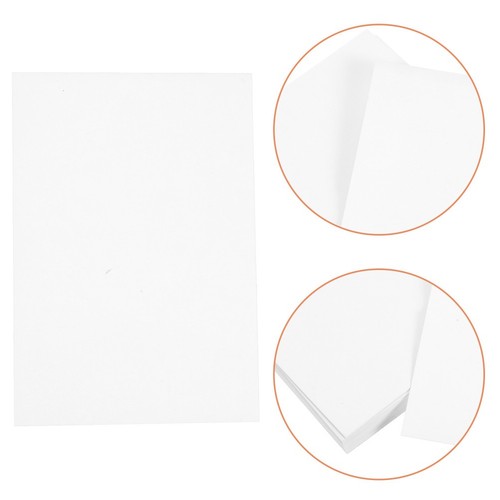 50pcs White Cardstock A5 Cardstock Paper Heavy Card Stock For Printer ...