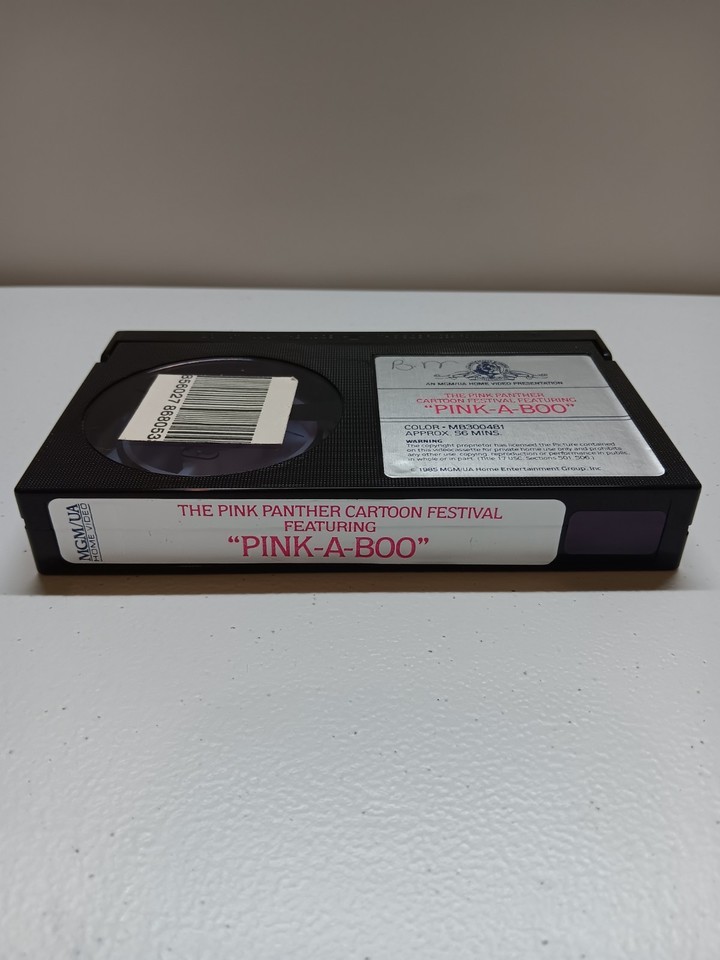 The Pink Panther Cartoon Festival Pink-A-Boo (BETA Tape) Not VHS | eBay