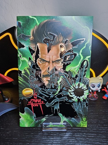 Fame Robert Downey Jr Spot Foil Varnish Embossed Signed SDCC #23/200 Dr ...