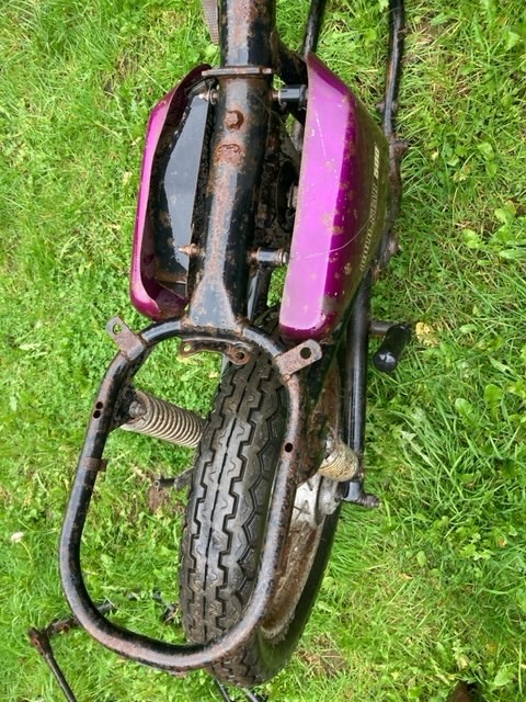 BSA B50 SS Frame with parts Winter Project US Import for restoration ...