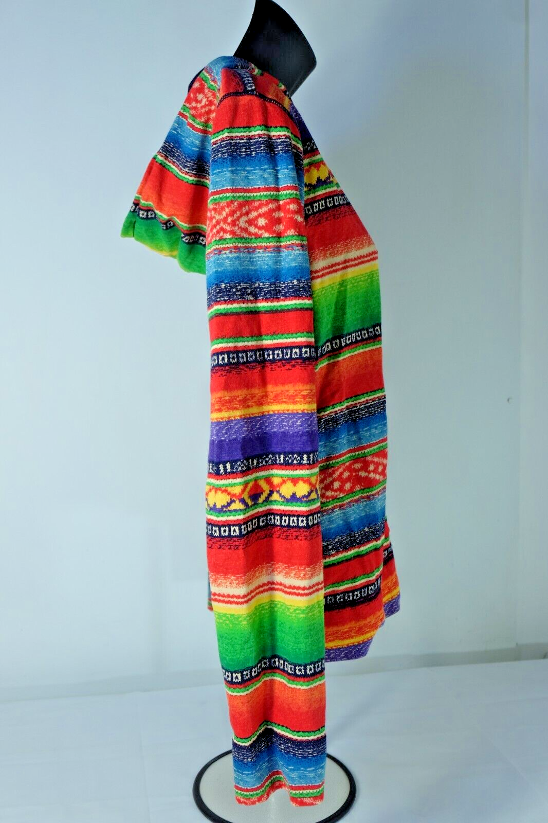 RALPH LAUREN LRL Jeans Women's Serape Aztec Zip Up Hoodie Jacket Size ...