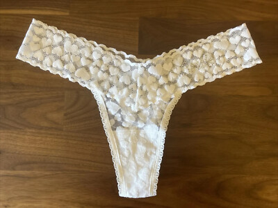 Victoria Secret Bridal Lacy Thong Wedding BRIDE Small I do Rhinestones ...