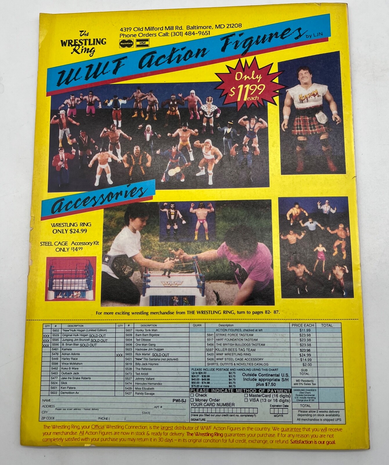 Hulk Hogan Dusty Rhodes Mr T 1989 Pro Wrestling Illustrated PWI ...