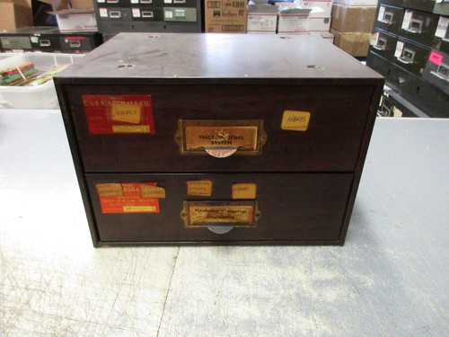 Marshall Metal 2 Drawer Watch Parts Storage Cabinet - Watchmaker Bench ...