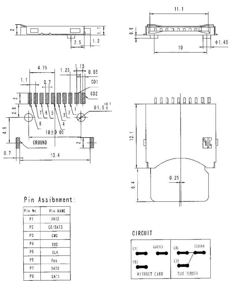 5Pcs TransFlash TF Micro SD Card Socket Plug Adapter For Arduino | eBay