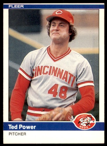 1984 Fleer Ted Power . Cincinnati Reds #478 | eBay