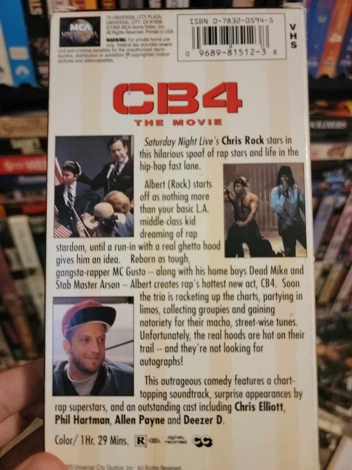 CB4 1993 VHS Rare Hard To Find Original Release Version | eBay