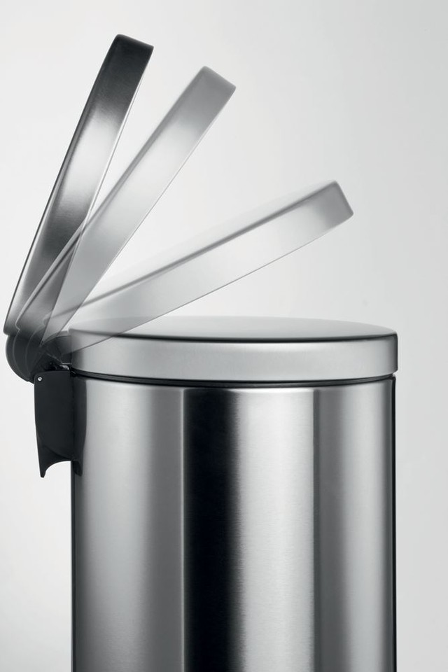 Durable Stainless Steel Pedal Bin 5L | Soft-Close Round Waste Bin ...