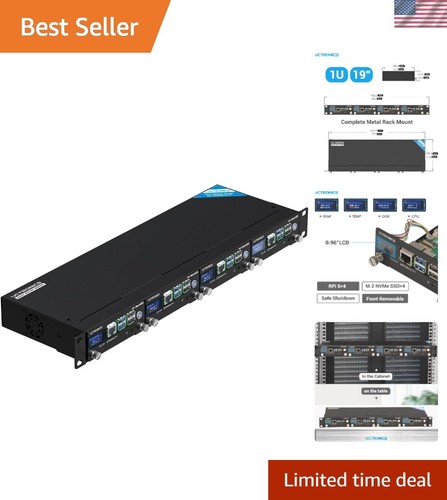 Raspberry Pi 5 NVMe Rack Pro – Maximize Performance with LCD & Safe Shutdown | eBay