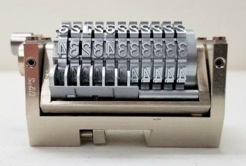 Leibinger 22" Straight Rotary Numbering Machine 3/16" 11 Wheels - Stock ...