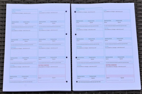 2022 SFBB Safer Food Better Business Caterers 12 Month Diary Refill ...