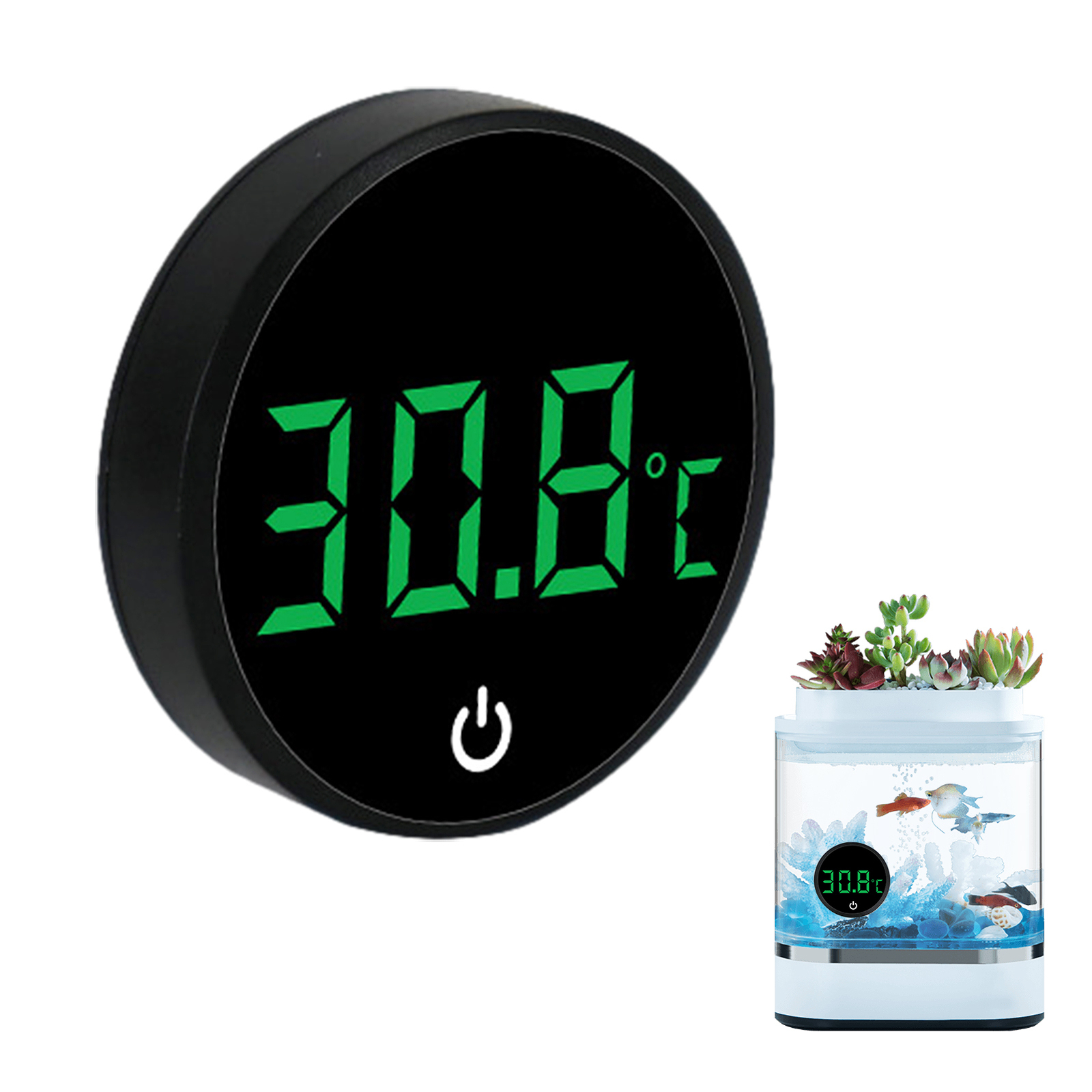 Digital Aquarium Thermometers Fish Tank Thermometers with Led Hd ...