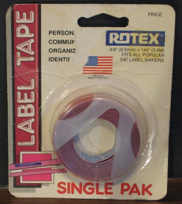 Label Maker Supplies - Rotex Label