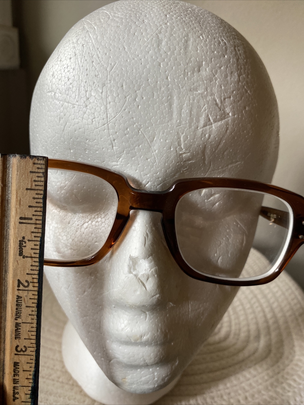 RARE 1940-50s AMBER FRAME MILITARY USS 50-22 GLASSES … - Gem