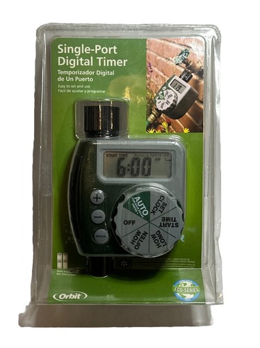 Orbit Single Port Digital Timer Automatic Watering Model 56158 NEW ...
