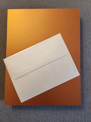 20 sheets - Stardream Metallic 8.5X11 Card Stock Paper COPPER - 105lb ...