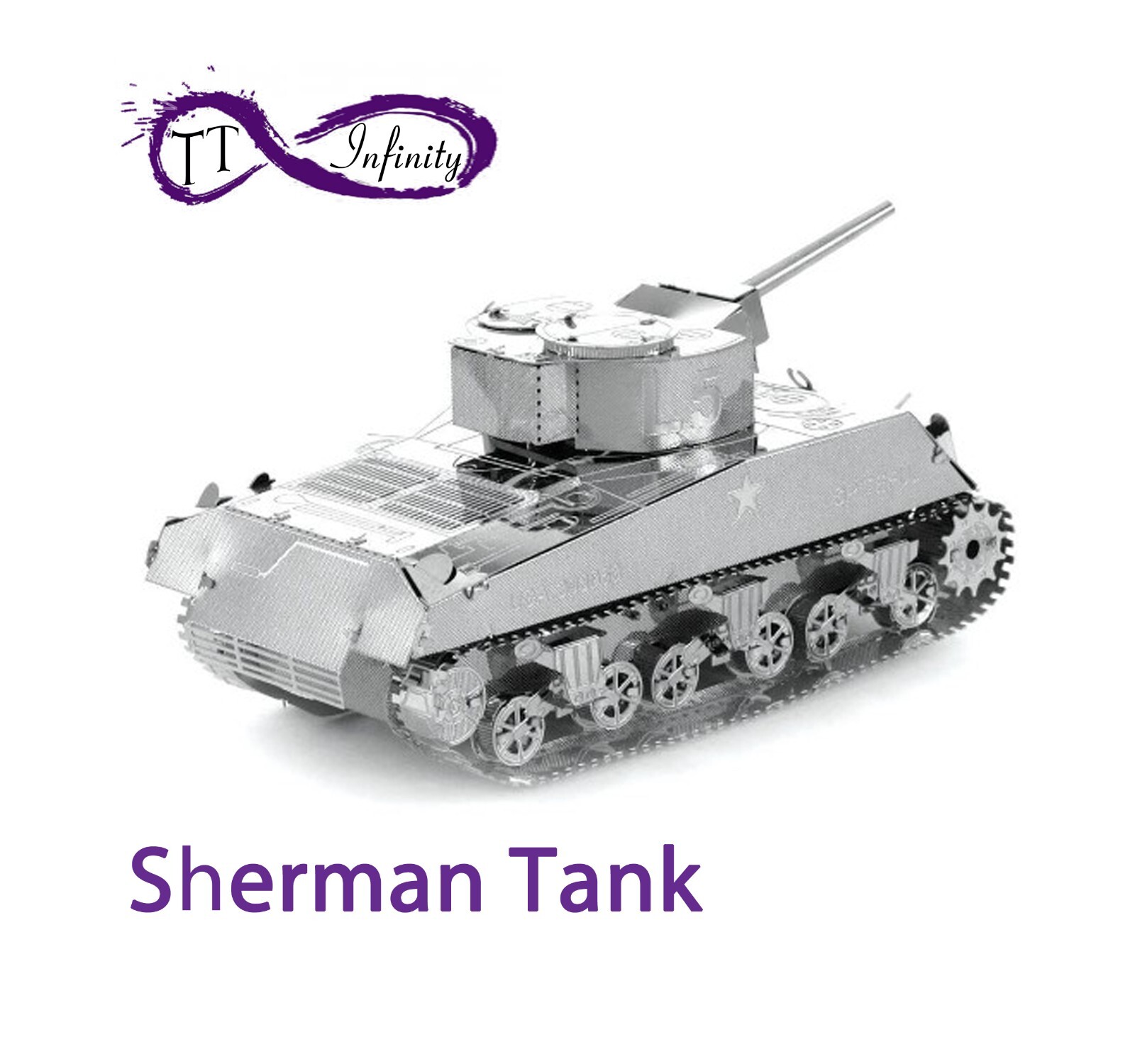 Metal Model Tanks Sherman Churchill Chieftain 3D Metal Model DIY Kits ...