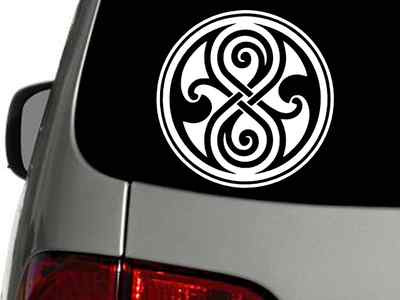 DOCTOR WHO TIME LORD SYMBOL Vinyl Decal Car Truck Wall Sticker CHOOSE ...