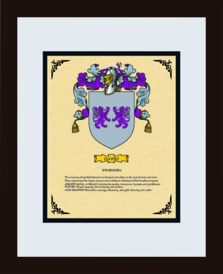 HERALDRY COAT OF ARMS ~ LUCERO FAMILY CREST ~ FRAMED | eBay