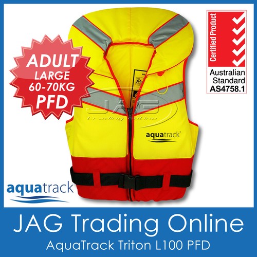 AQUATRACK TRITON ADULT LARGE 60-70KG L100 PFD LIFE JACKET - Foam ...