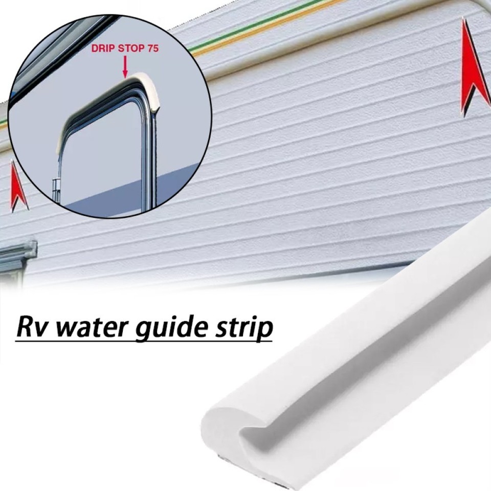 1 2 3 Meter Drip Stop Door Gutter Rain Deflector Caravan Motorhome ...