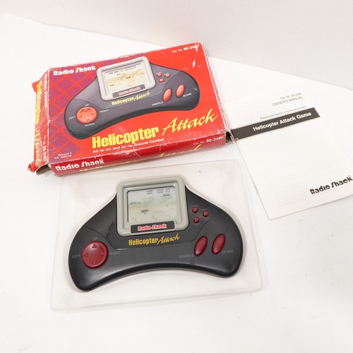 VINTAGE Radio Shack Handheld Electronic Game Helicopter Attack 60-2460 ...