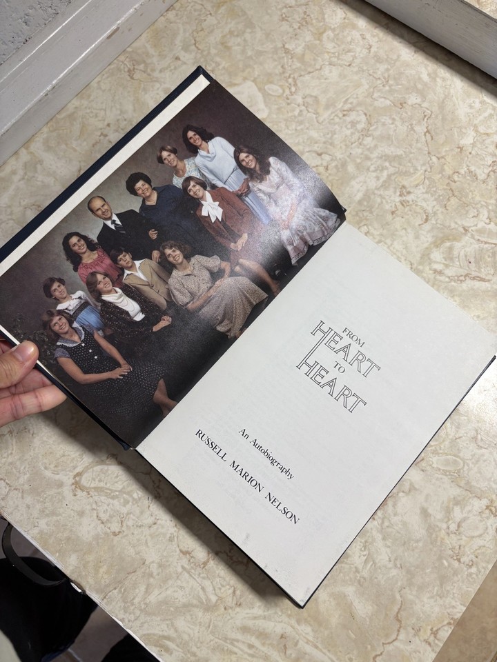 From Heart to Heart Latter-day Saint. Russell M. Nelson autobiography ...