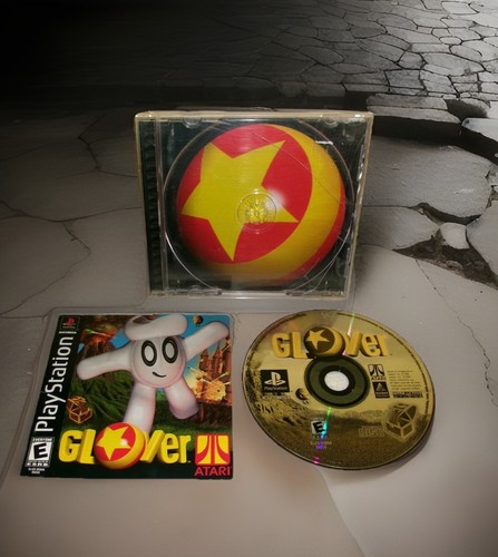 Glover PS1 Sony PlayStation Complete W/ Manual CIB Tested - BAD JEWEL ...