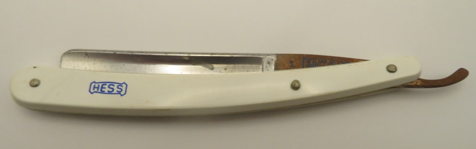 HESS Famous German Straight Razor Swedish Steel W/ Box | eBay