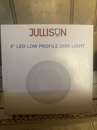 Jullison 6" LED Low Profile Disk Light 900 Lumens 120V Dimmable (LOT OF ...