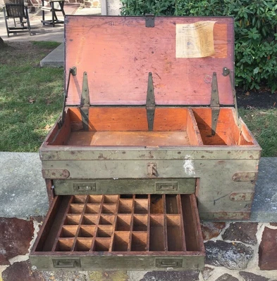 Vintage WWII Military Tool Chest w/ Drawers | Grelly USA