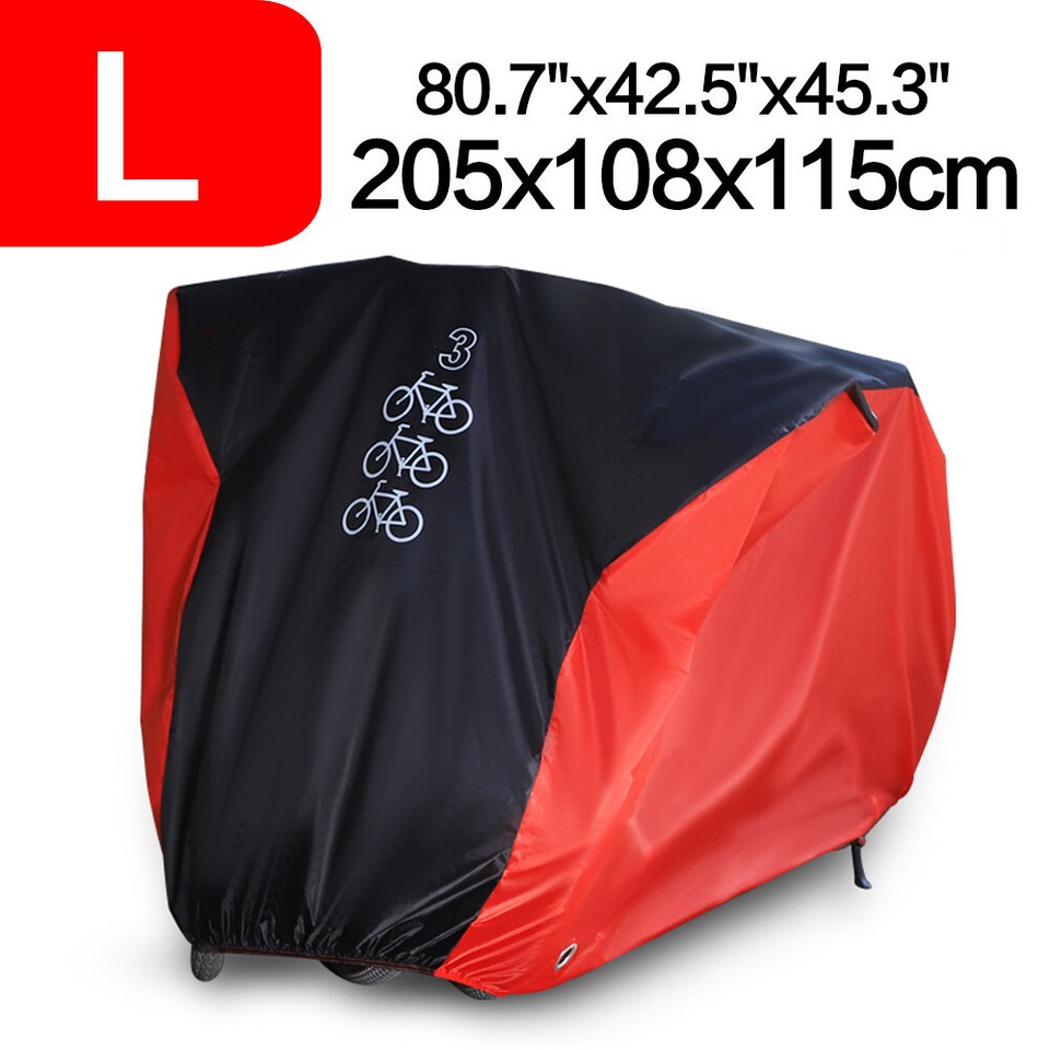 Bike Cover Waterproof Rain UV Protector Storage For Single/Double ...