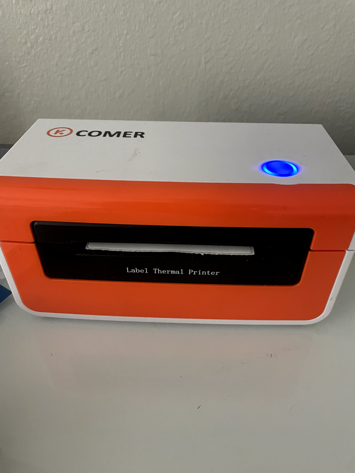 K COMER CX418 Logistics Thermal 4X6 Shipping Label Printer Tested Works ...