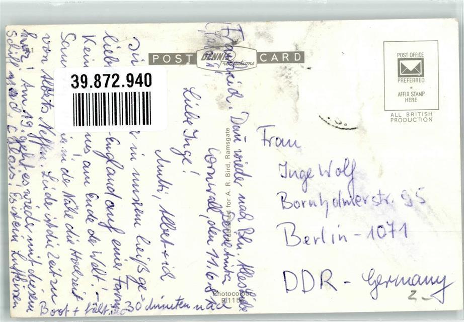 39872940 - Ramsgate Luftkissenfahrzeug Hoverlloyd Wikingerboot Faehre ...