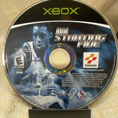 NBA Starting Five (Microsoft Xbox, 2002) Disc Only 83717300199| eBay