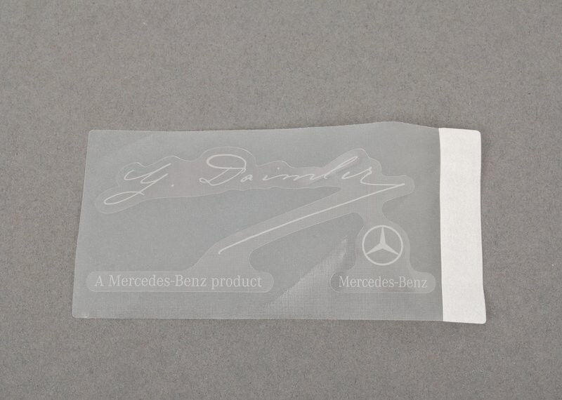 Mercedes Front Windshield G Daimler Signature Sticker Decal Genuine ...
