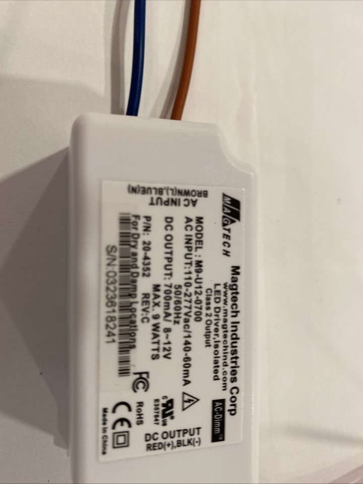 Mag tech M9-u12-0700 LED Driver | eBay