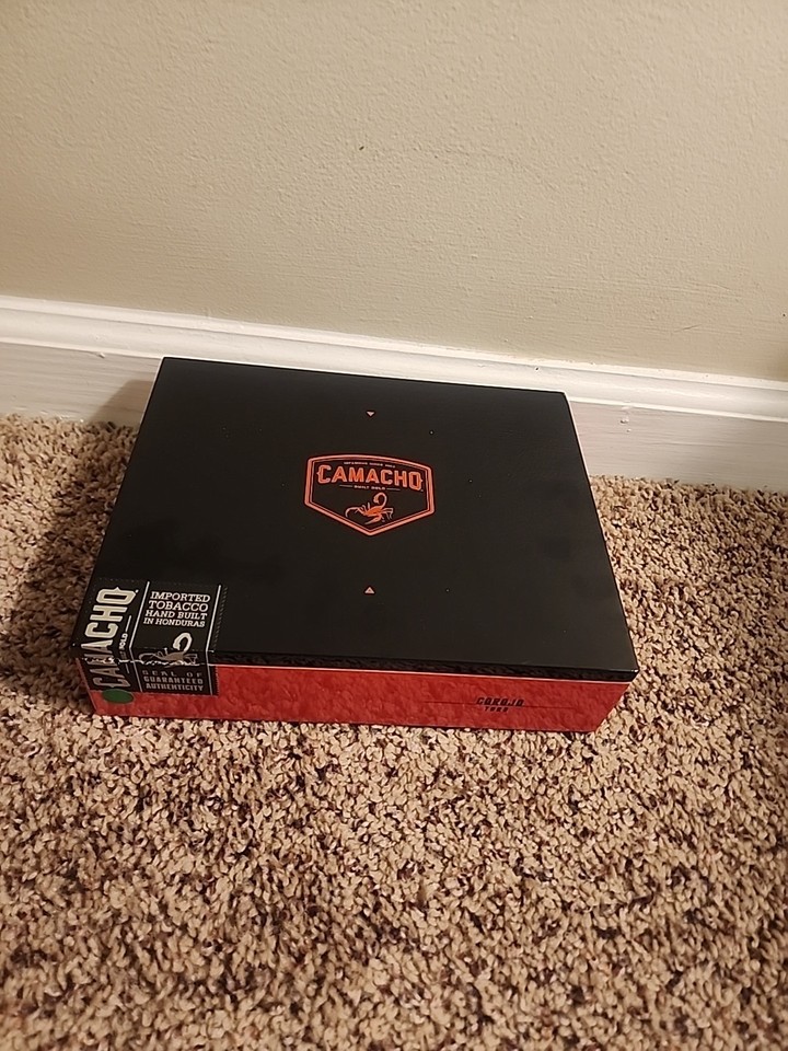 Vintage Camacho Corojo BXP Toro Box Pressed Empty Wooden Cigar Box ...