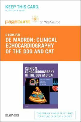 Clinical Echocardiography of the Dog and Cat by Valérie Chetboul, Eric ...